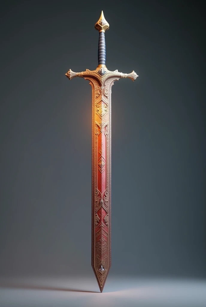 Hyper realistic 3d rendering 3d sword highly detailed model kit - SeaArt AI