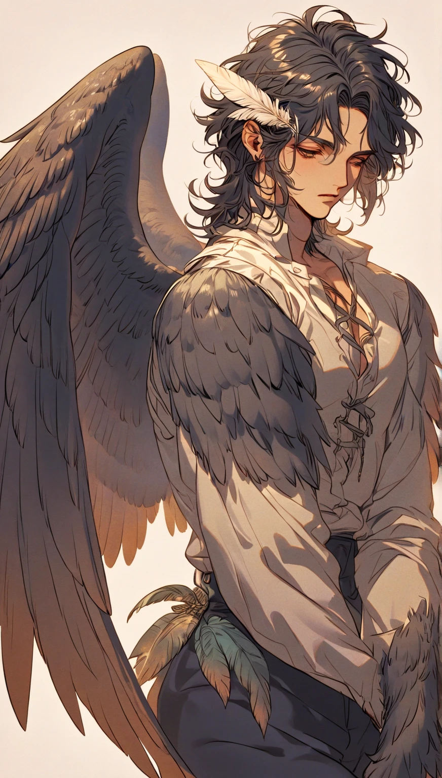 Pretty harpy boy