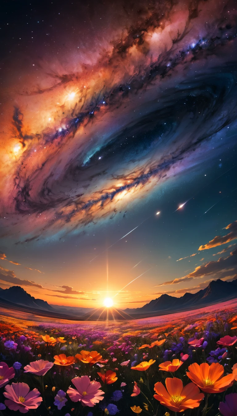 An award-winning photo of a galaxy, bathed in the warm glow of sunset ...