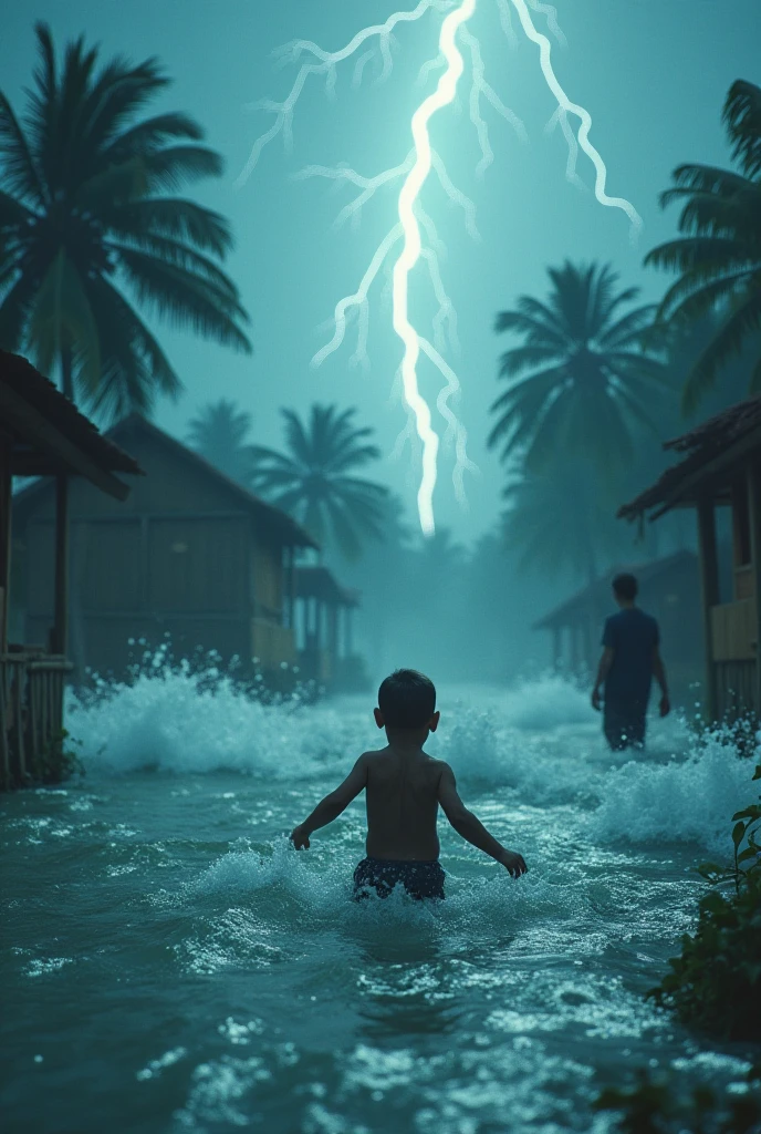 Scene 1: The Terrible Flood (🌊🏡) Scene Setting: A small village is hit ...