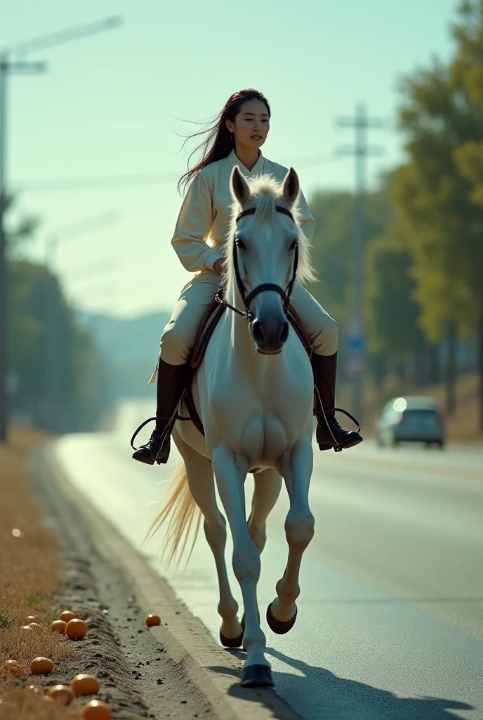 Wide angle, realistic details, long shot, bottom view, canted angle ...