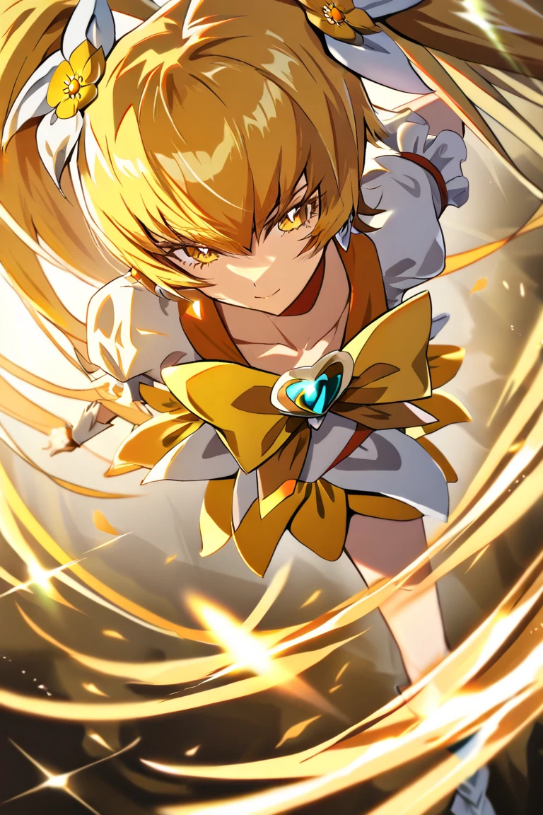 Masterpiece, best quality, ultra detailed. 1girl, solo. cure sunshine ...