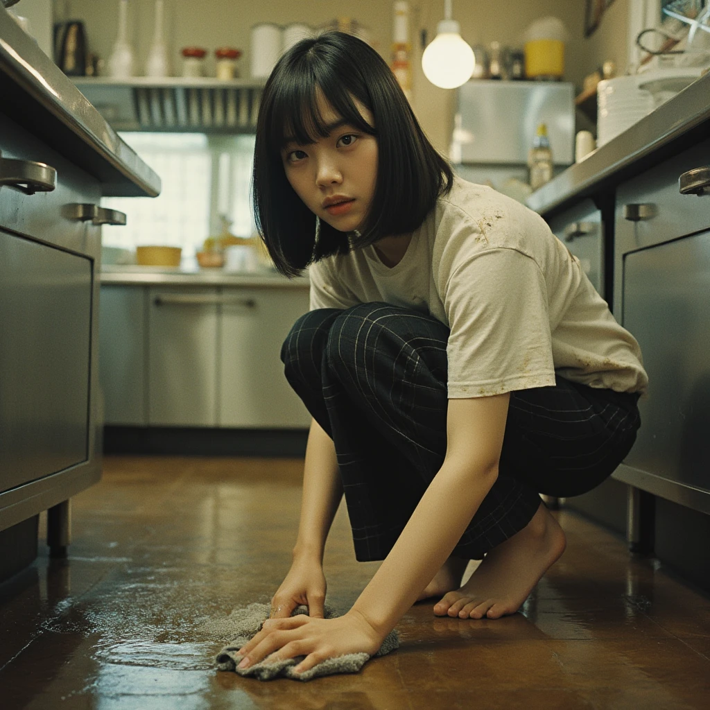 Live-action, Long Trimmed Bangs, semi-long bob , middle school girl ...