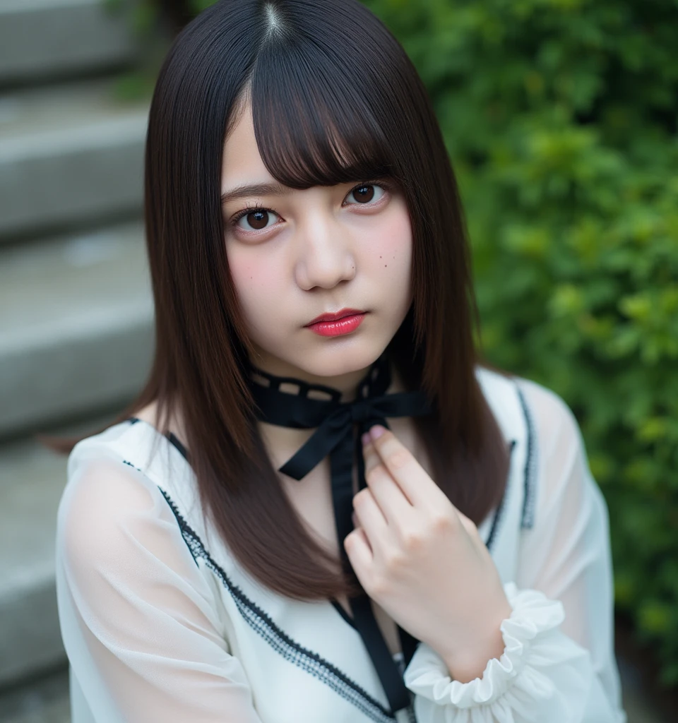 Facial close-up, a sharp focus 35mm photo of a beautiful 21 year old ...