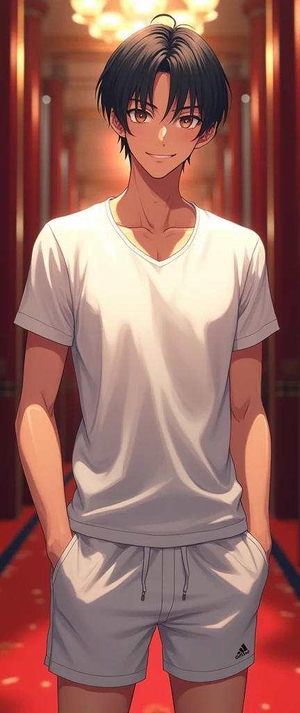 Masato Photo，20 years old，Human beauty，Tall， short flat-ear hair ...