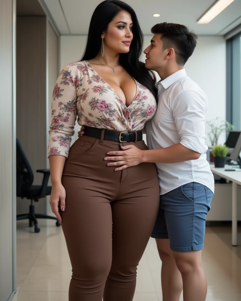 Sexy executive , curvilinear, voluptuous(((Hot mature, sexy and lush 48 years - SeaArt AI