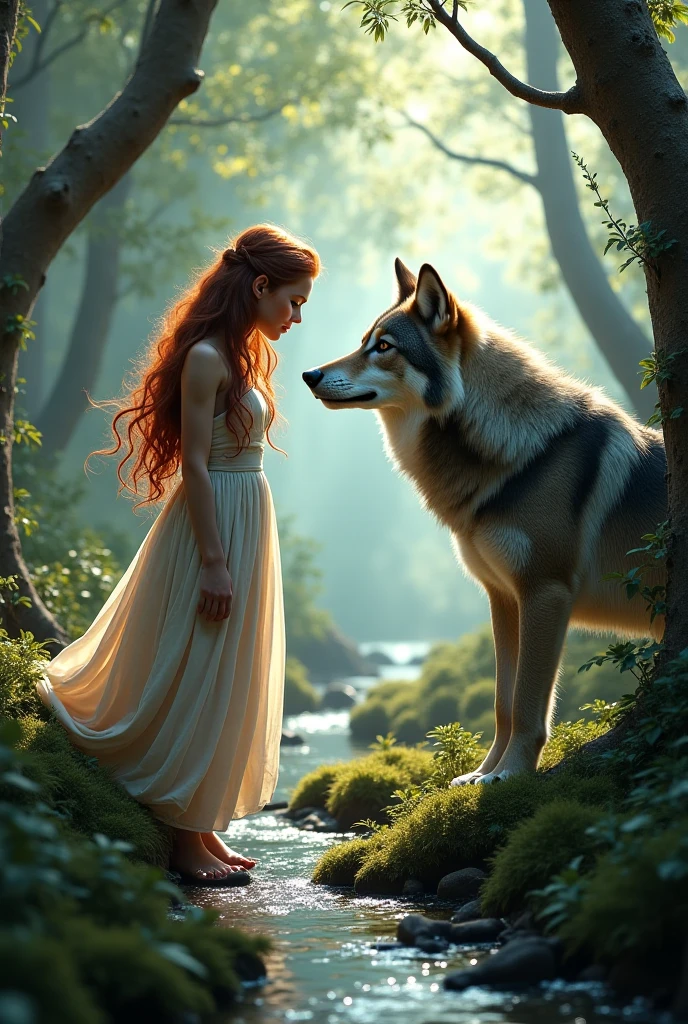 The story of Layla and a wolf - SeaArt AI