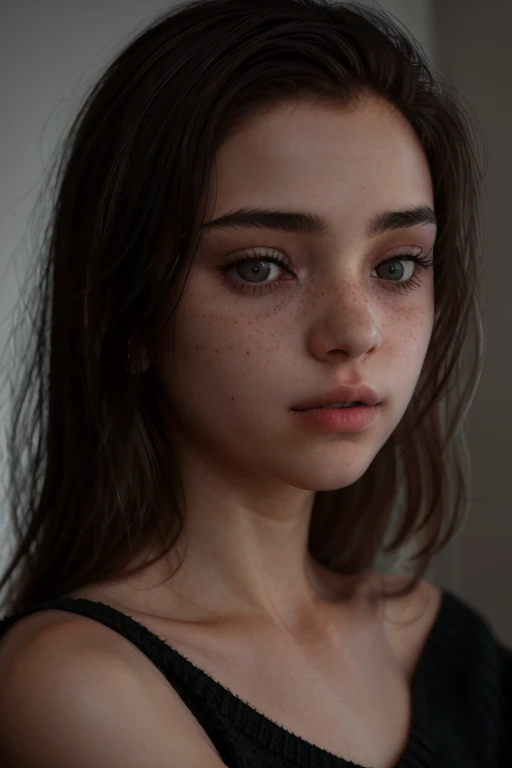 Closeup photo of girl, chiaroscuro portraits, soft and dreamy - SeaArt AI