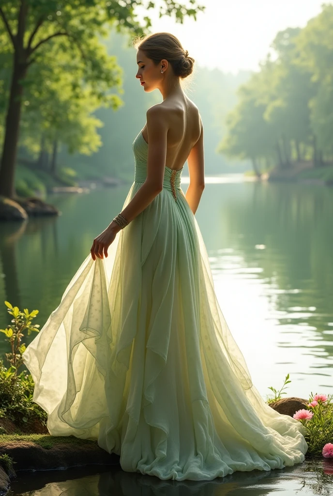 Create a natural-shaped dress - SeaArt AI