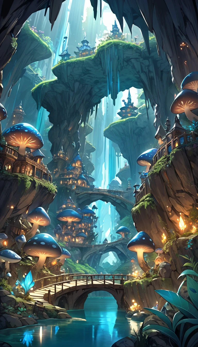 A vast and awe-inspiring underground world reminiscent of "Made in ...