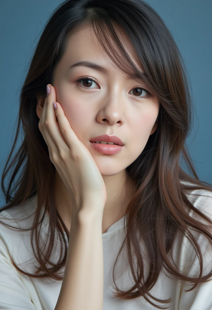 Leo Girl ,cute in the seat, long, disheveled brown hair, Biting your ...
