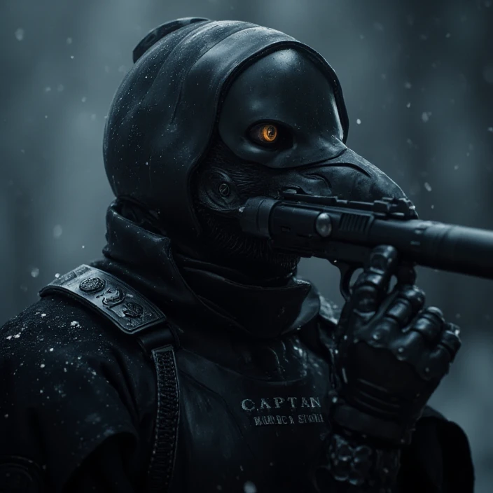 Render a dynamic composition of a badass anthropomorphic Crow - SeaArt AI