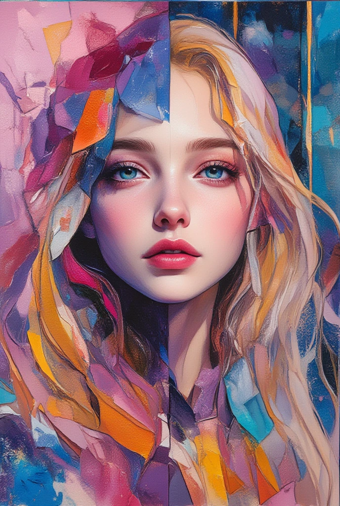 Ultra detailed, absolutely resolution, masterpiece. Cubist style ...