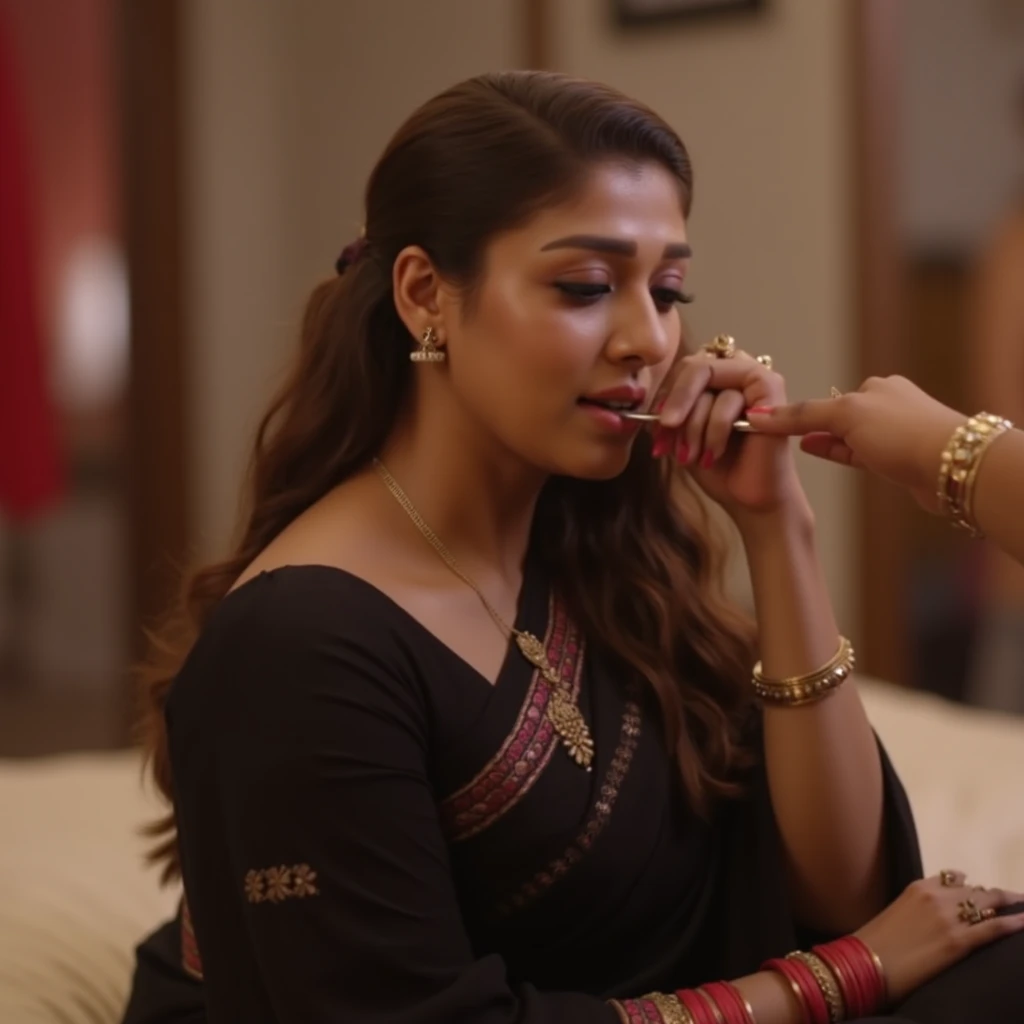 Full body image, side view Full body image, indian hourglass body - SeaArt AI