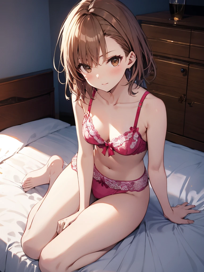 4k quality, 最高 quality, Misaka_Mikoto, brown eyes, short - SeaArt AI