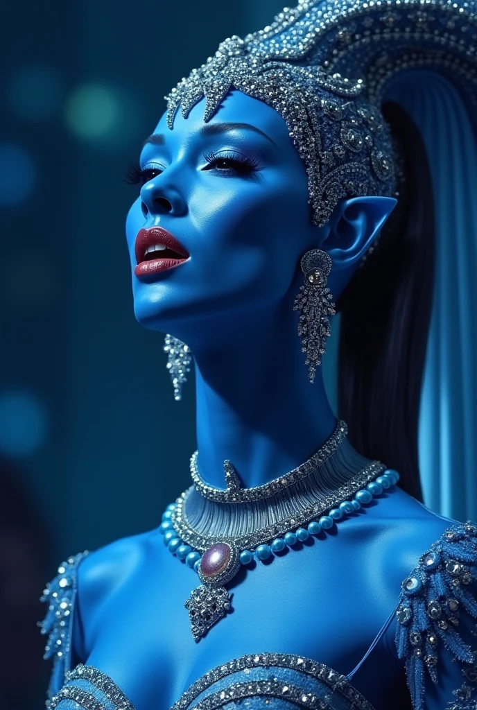 A close-up, three-quarter profile view of Diva Plavalaguna from the ...