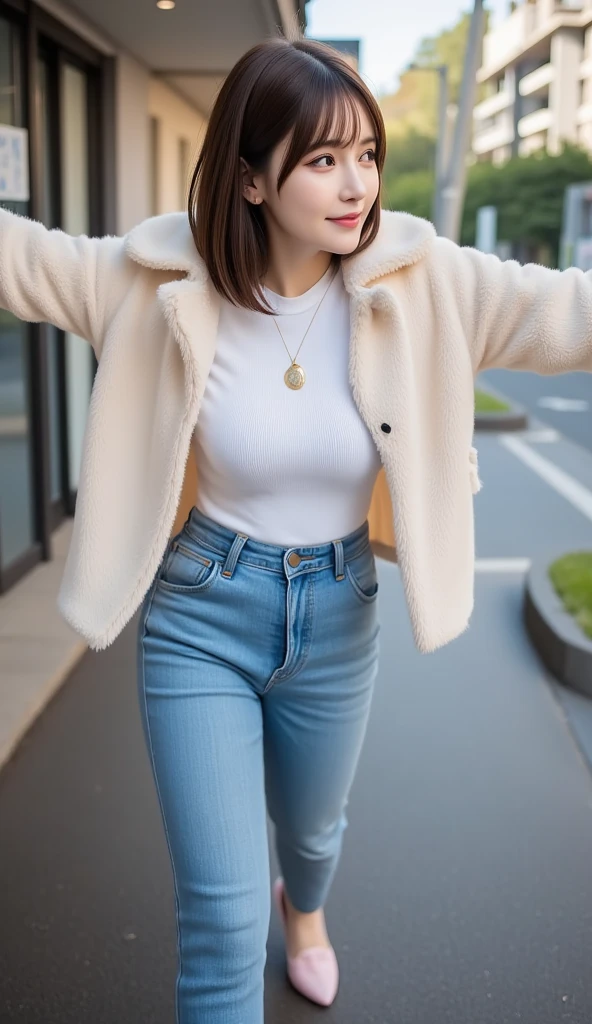 12K、hdr、 bit depth 10bit with old clothes、 spread your arms:1 - SeaArt AI