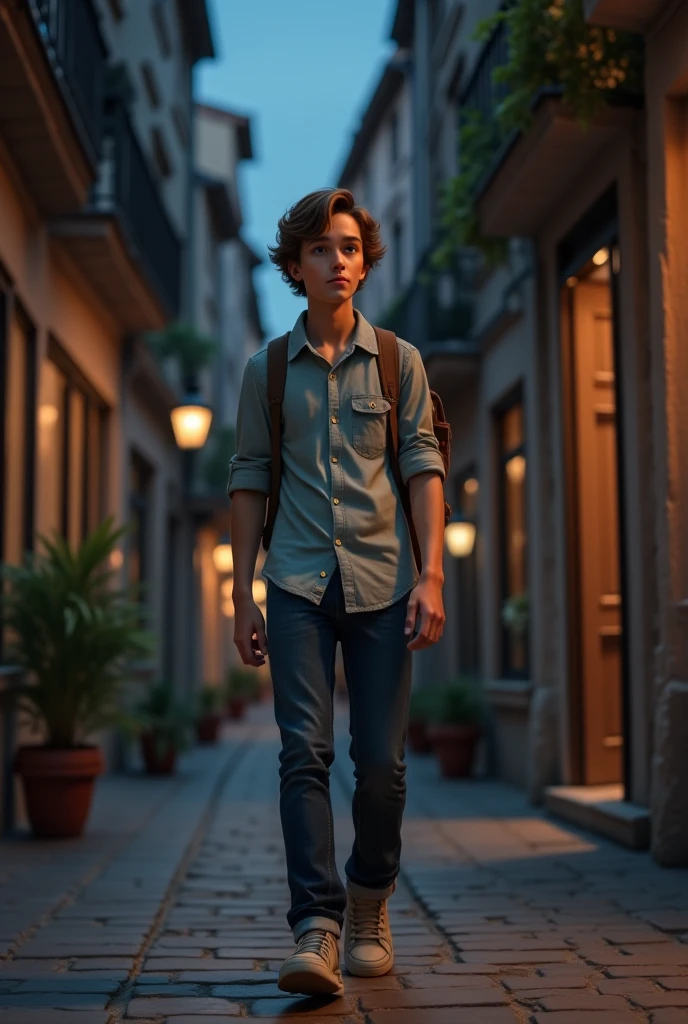 A young man in his early twenties with a medium build and short - SeaArt AI