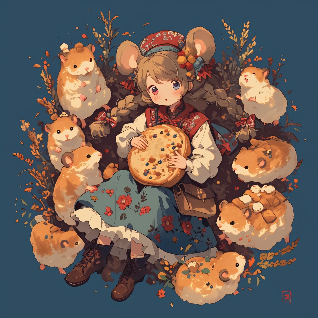hamster and sandwich