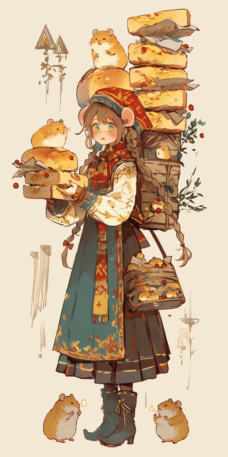 hamster and sandwich