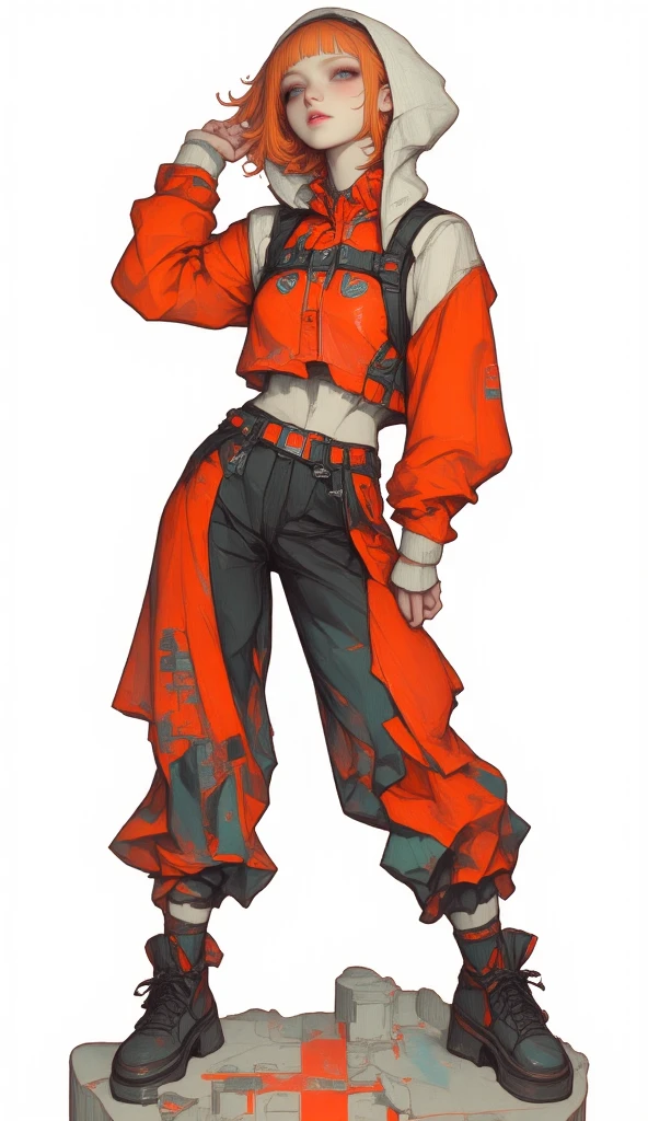 Soryu Asuka Langley、 orange hair、 blue eyes、 red plug suit - SeaArt AI