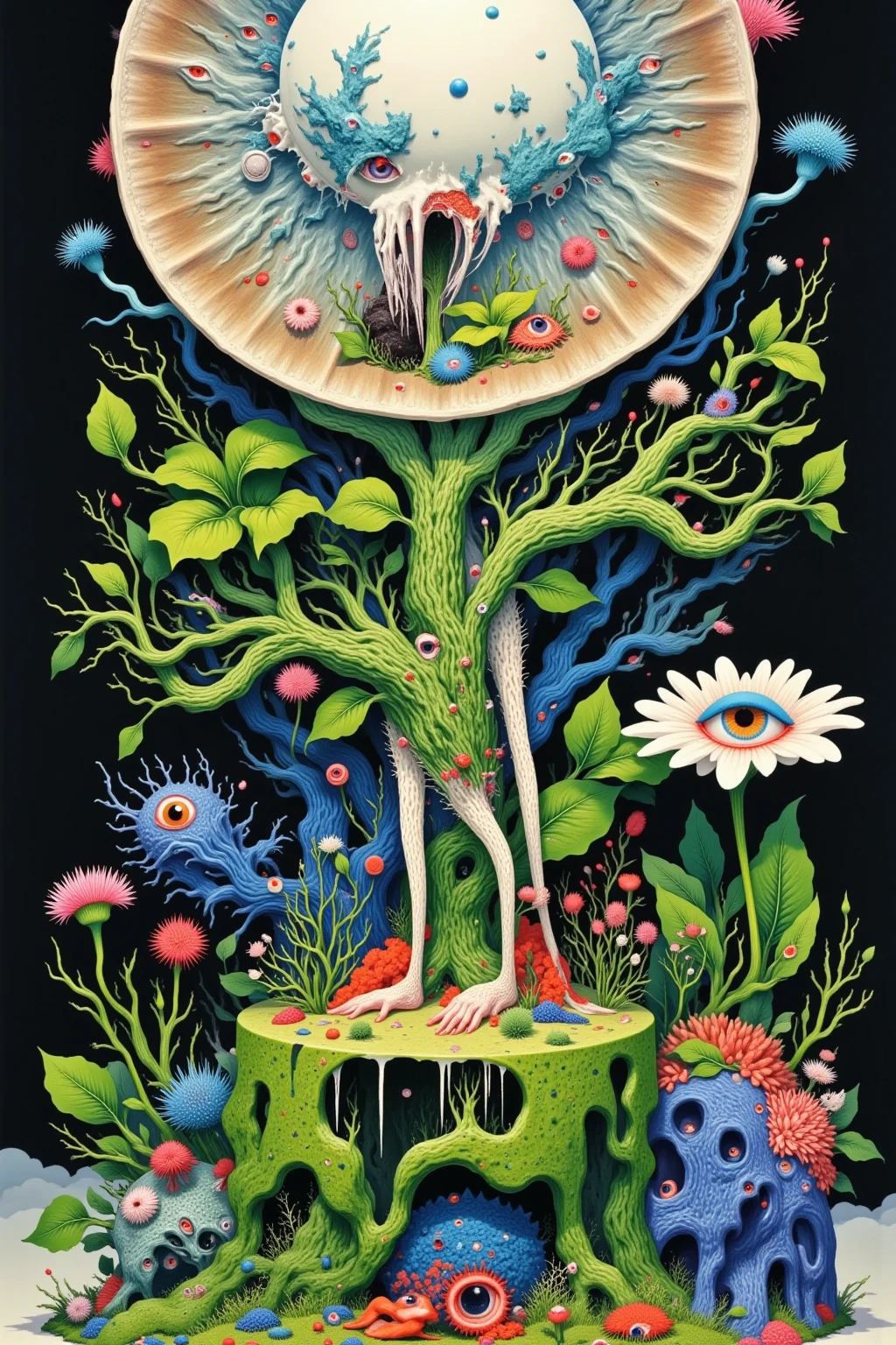 Stephen Gammell style, Harry Bertoya ( Harry Bertoya ) style - SeaArt AI