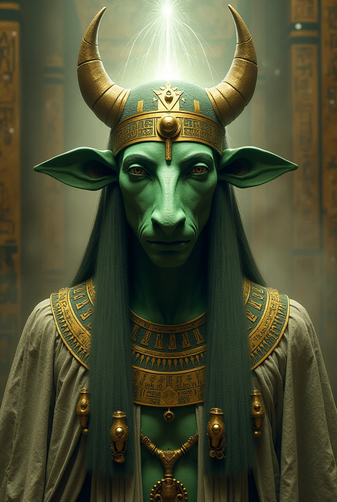 Symbols: White crown , Cow and whip, green skin. About the god of ...