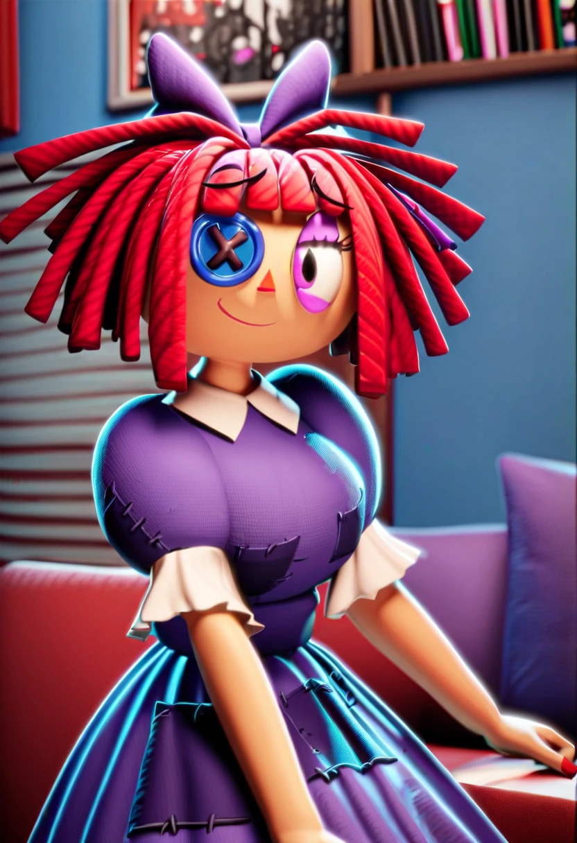 ragatha,score_9, score_8_up, score_7_up,Red Hair,Photograph the whole ...