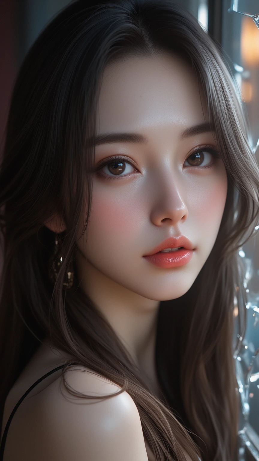 A truly stunningly beautiful woman ， has silky smooth hair - SeaArt AI