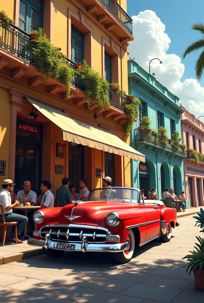 HAVANA Cafe,Classic Car,Cuban style - SeaArt AI