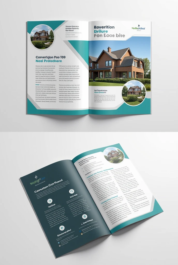 **"Design a professional and visually appealing two-page brochure for a ...