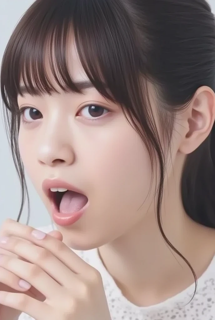 Best quality, young nanase, open mouth, orgasm - SeaArt AI