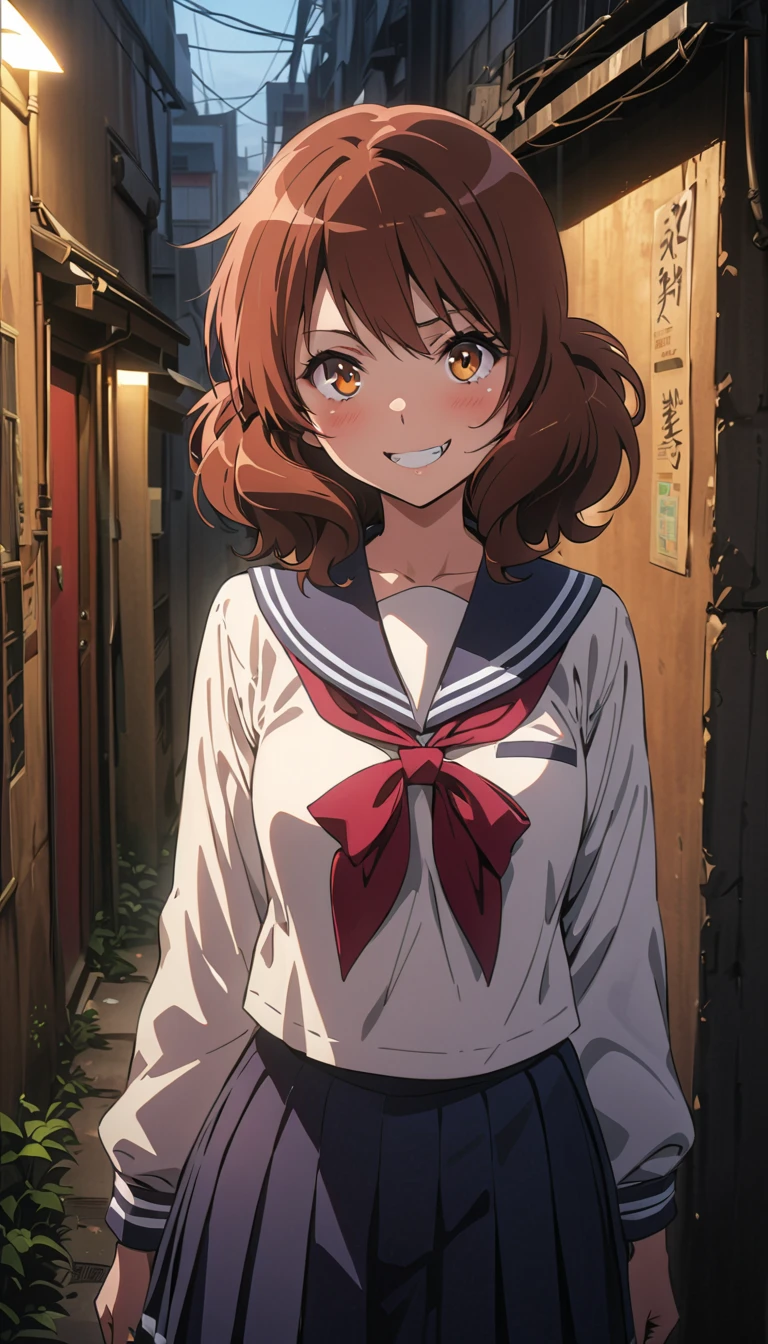 ( beautiful girl : 1.3),1 girl,(Oumae Kumiko),( sailor suit, Long ...