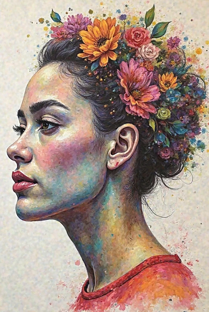 Create a drawing, paintings or sculptures that represent the strength ...