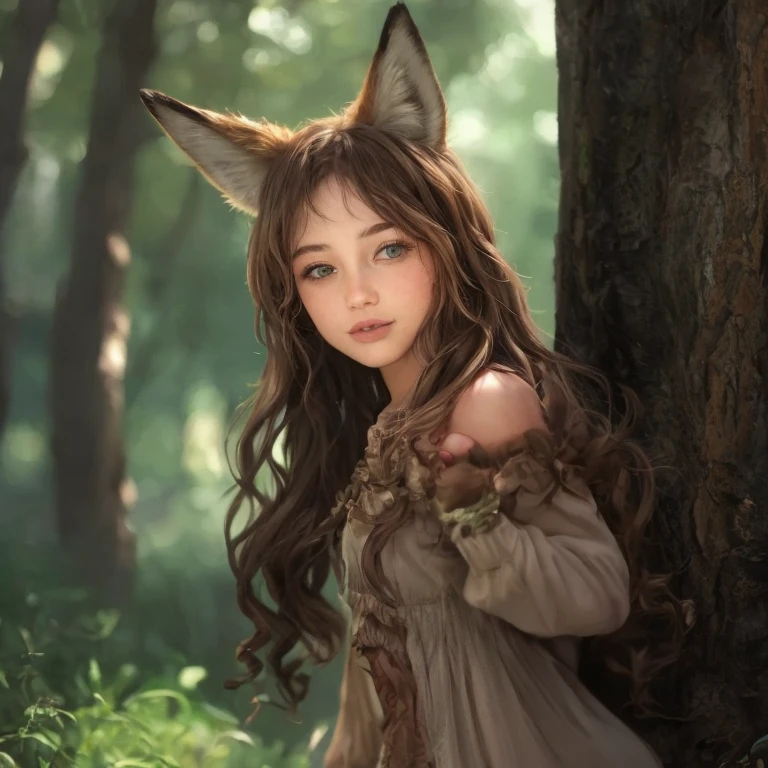 A beautiful young female Zwiwer is a unique being that combines ...