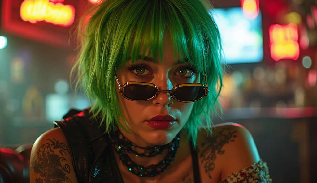 A far shot of a right angle face shot of a tanned half korean with ...