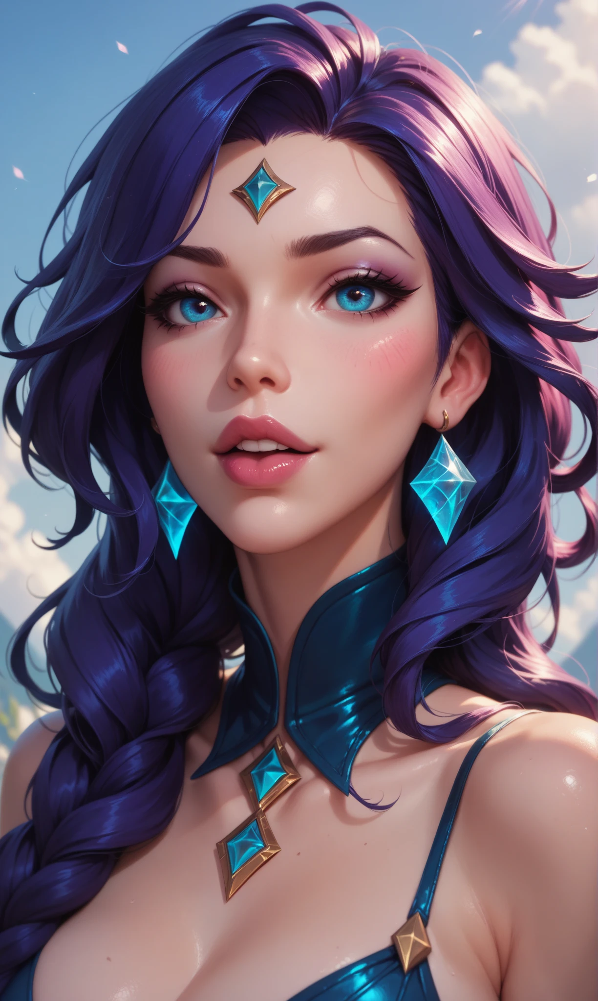 Create Janna from League of Legends giving her her a little twat ...