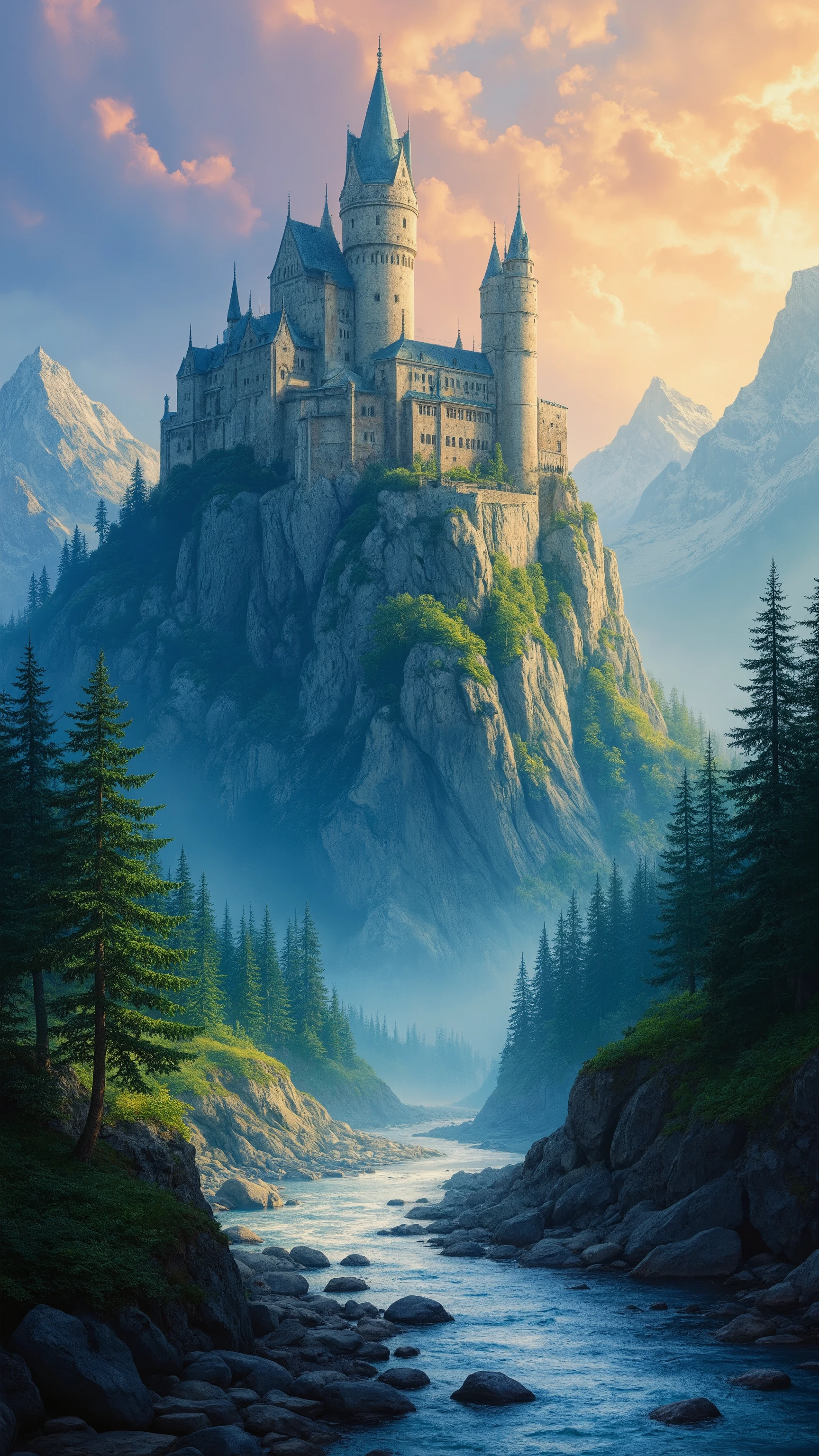 Castle on the mountain