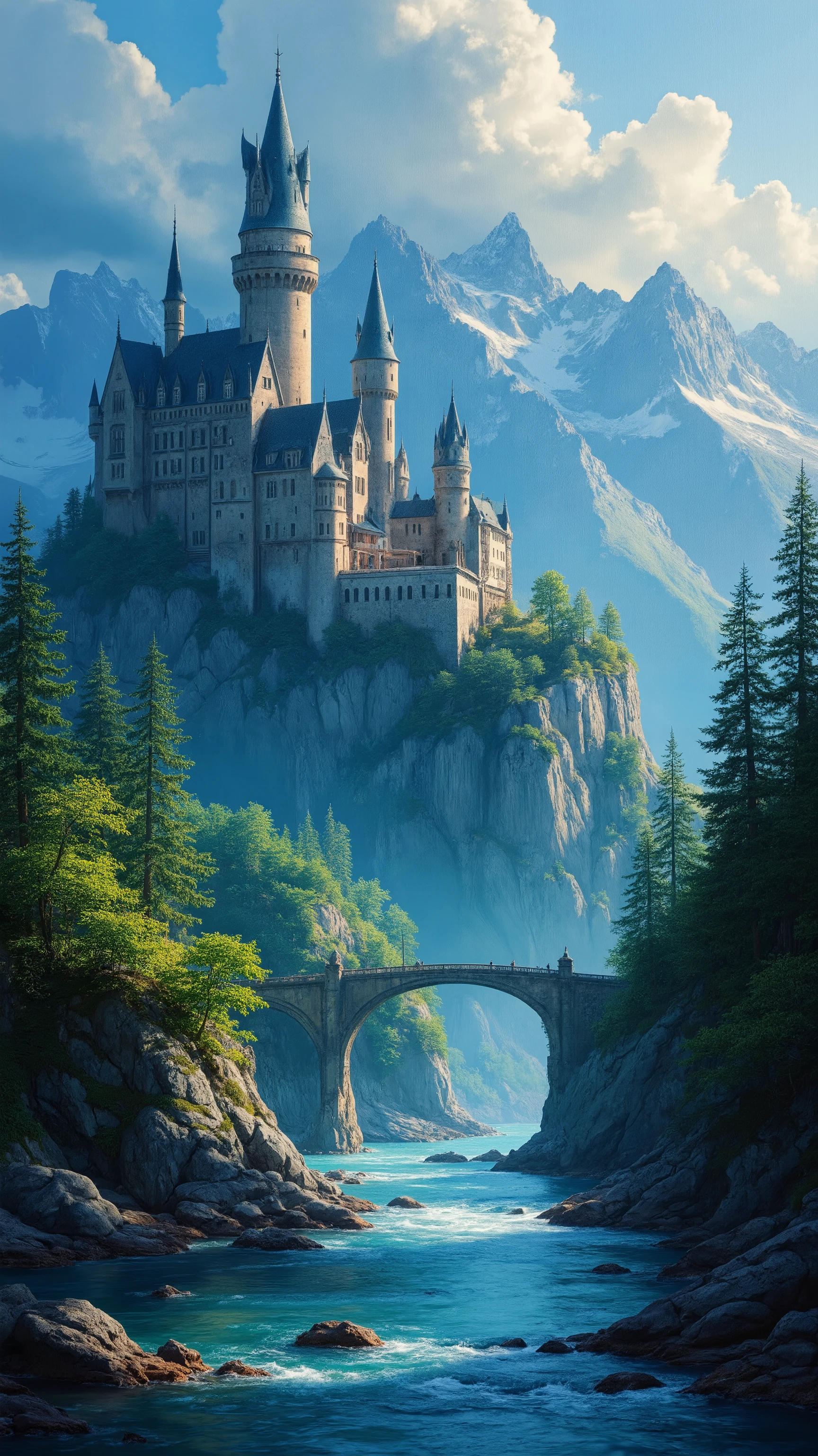 Castle on the mountain