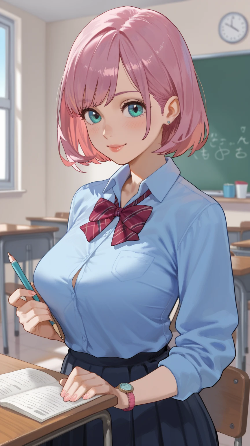 Female, cute, adorable, teacher, school, - SeaArt AI
