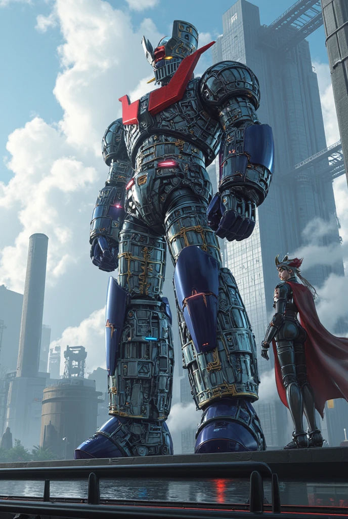 remodeled Mazinger Z , is 100 meters tall . is built with modern ...