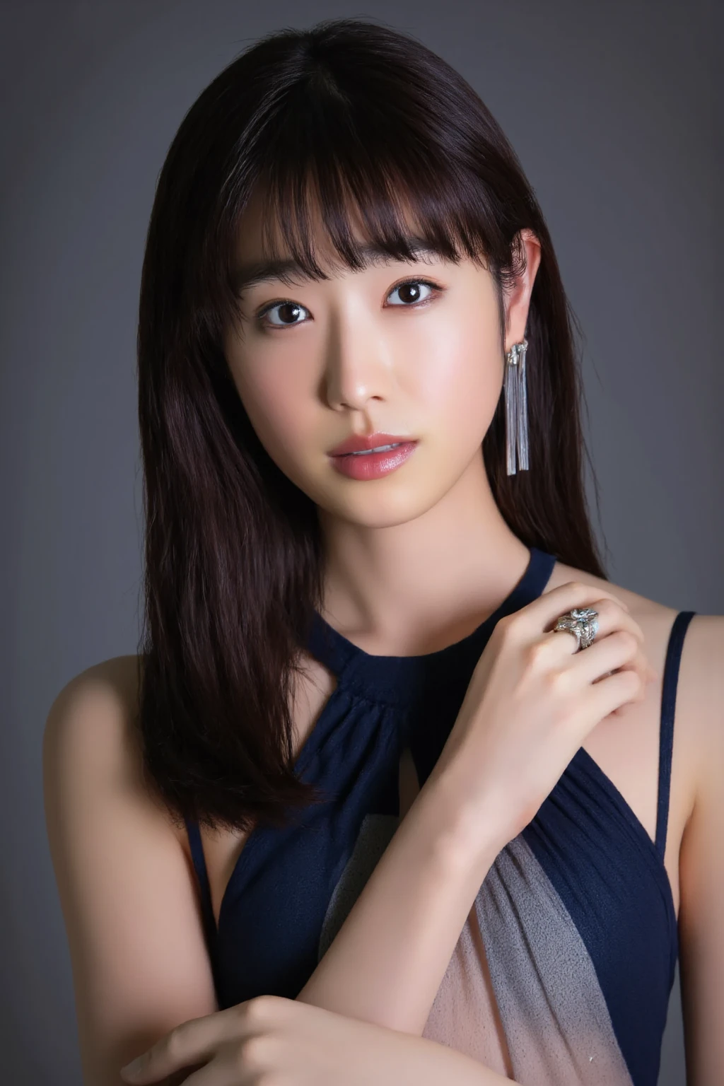 Japanese woman in a lingerie dress. - SeaArt AI