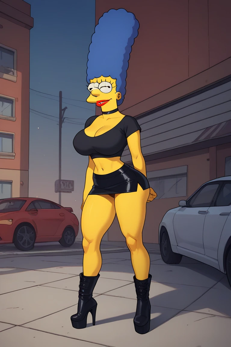 Marge Simpson very beautiful smiling with a super sexy body - SeaArt AI