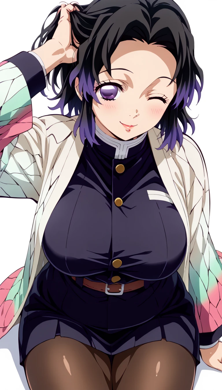 Shinobu Kocho Shinobu Kocho Demon Slayer Pantyhose Black Hair
