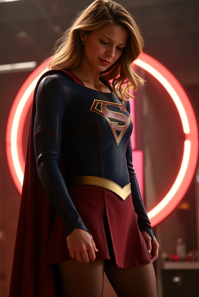 High quality photo showcasing melissa_benoist with extremely tall ...