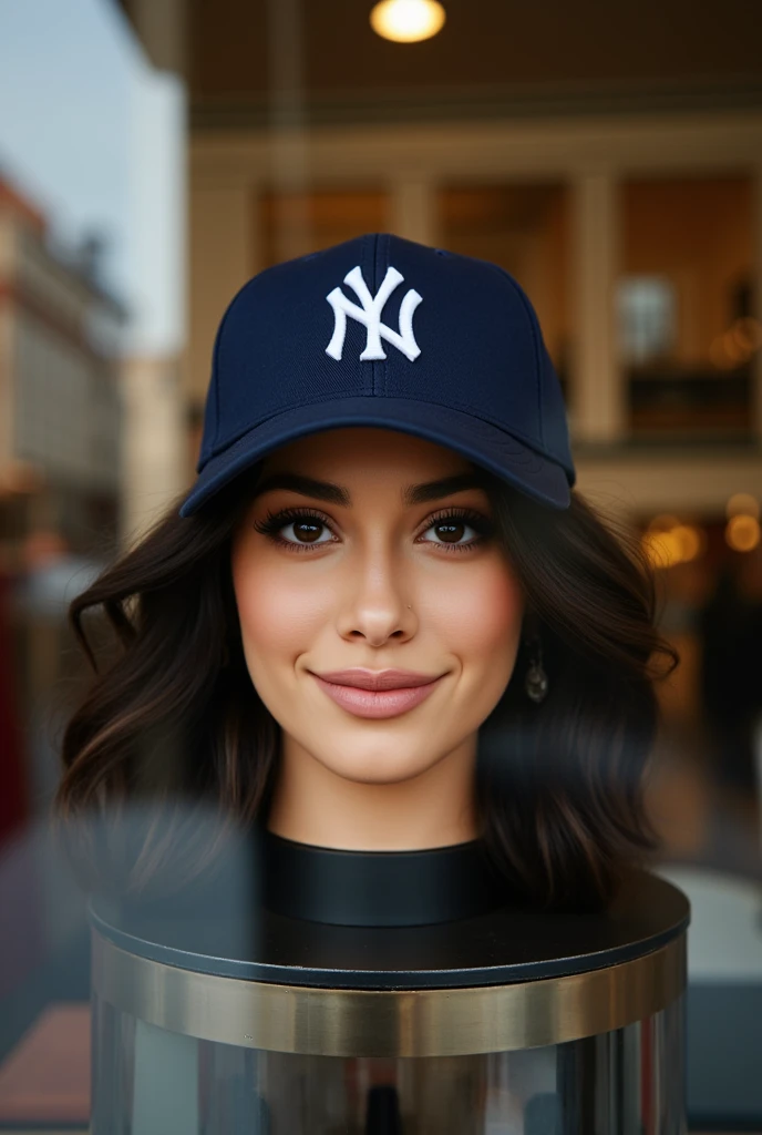 Photo of pretty 20 year old woman's disembodied head sitting on a ...