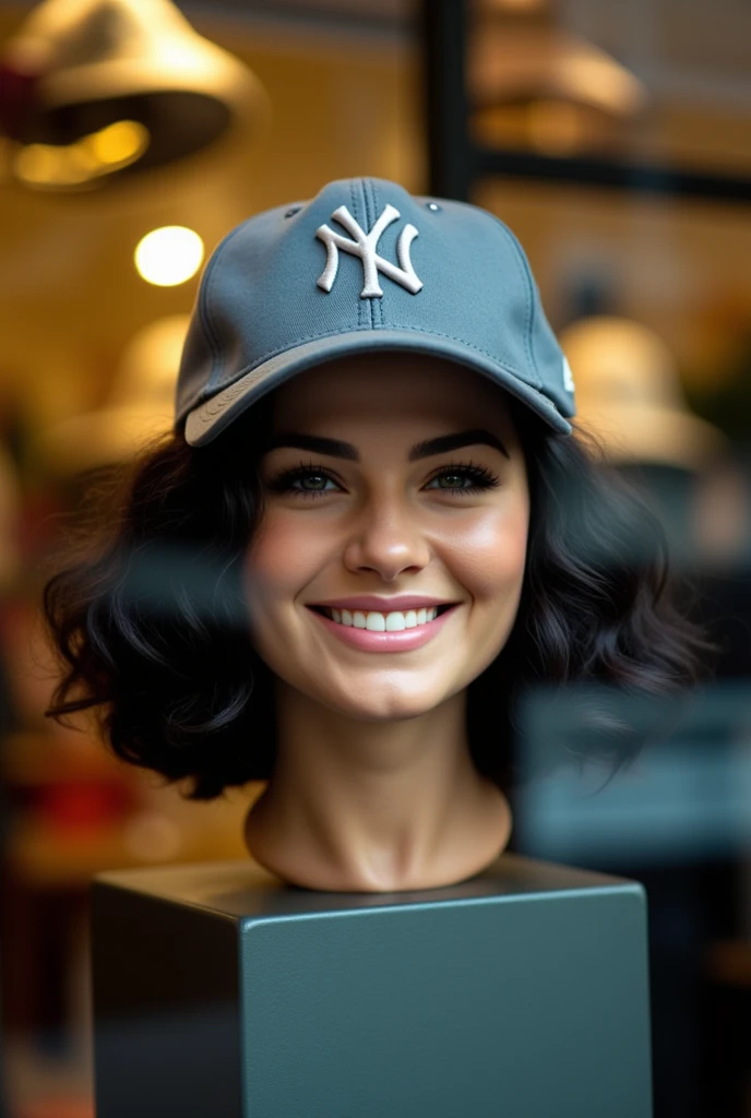 Photo of pretty 20 year old woman's disembodied head sitting on a ...