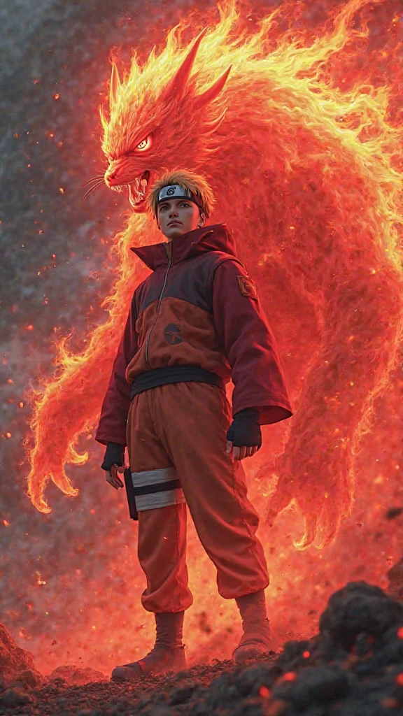 Naruto kurama mode red eye god mode - SeaArt AI
