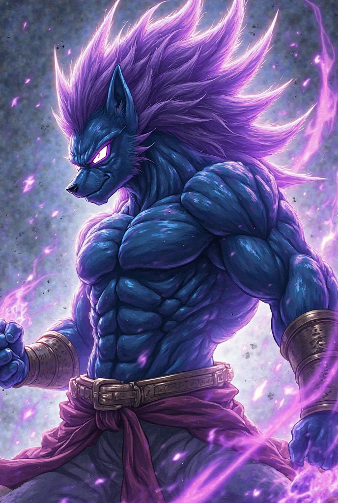 A warrior in his most primal yet divine transformation. His body is ...