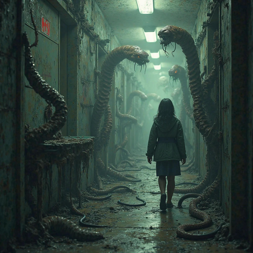 Create a realistic and liminal school (dreamcore/weirdcore) Full of ...